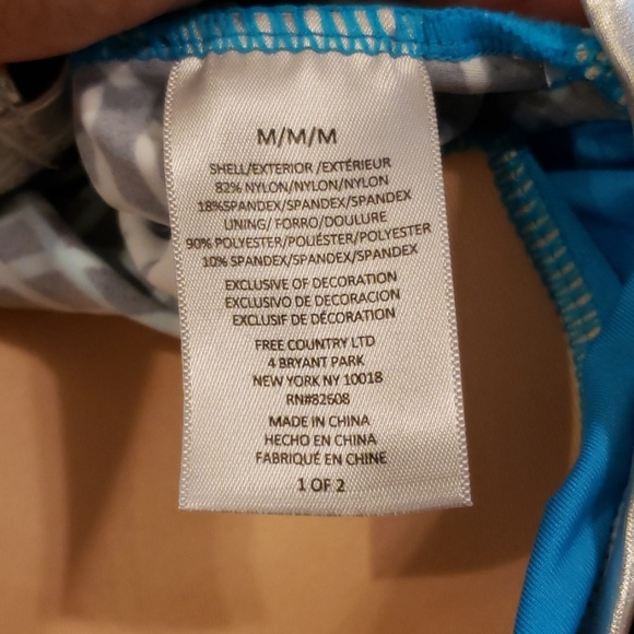 Free Country | Swim | Womens 2 Piece Tankini Skort Sz M 8 | Poshmark